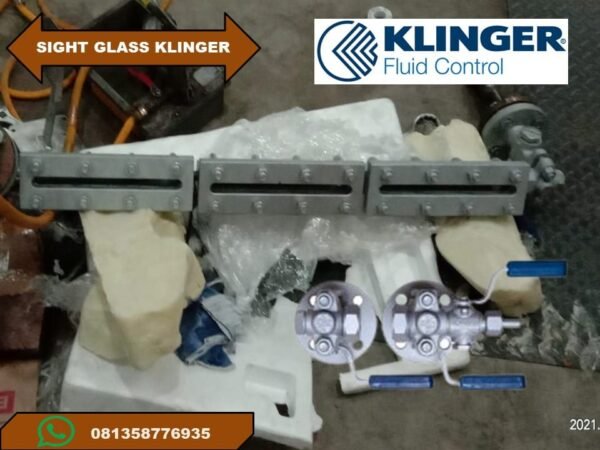 JUAL SIGHT GLASS KLINGER- LEVEL GAUGE